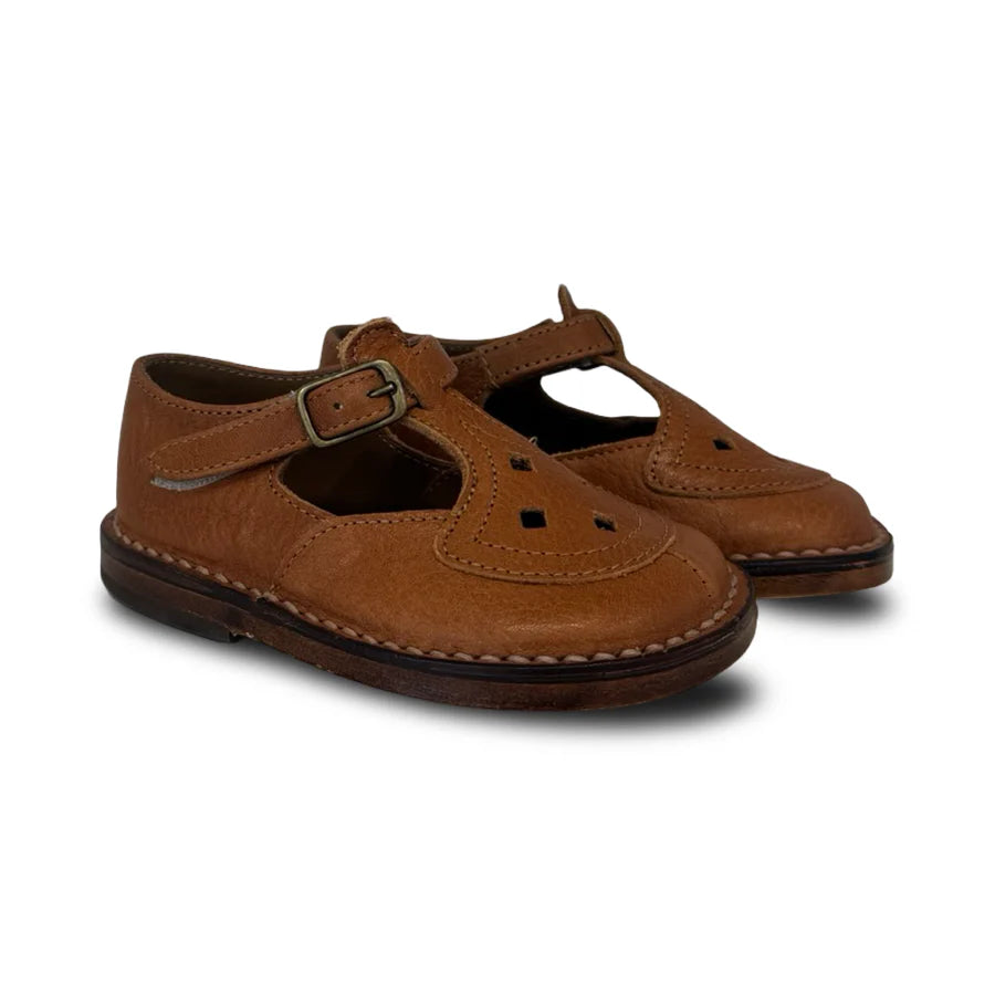 Pepe Brown T-Strap – Hal Shoes New Jersey