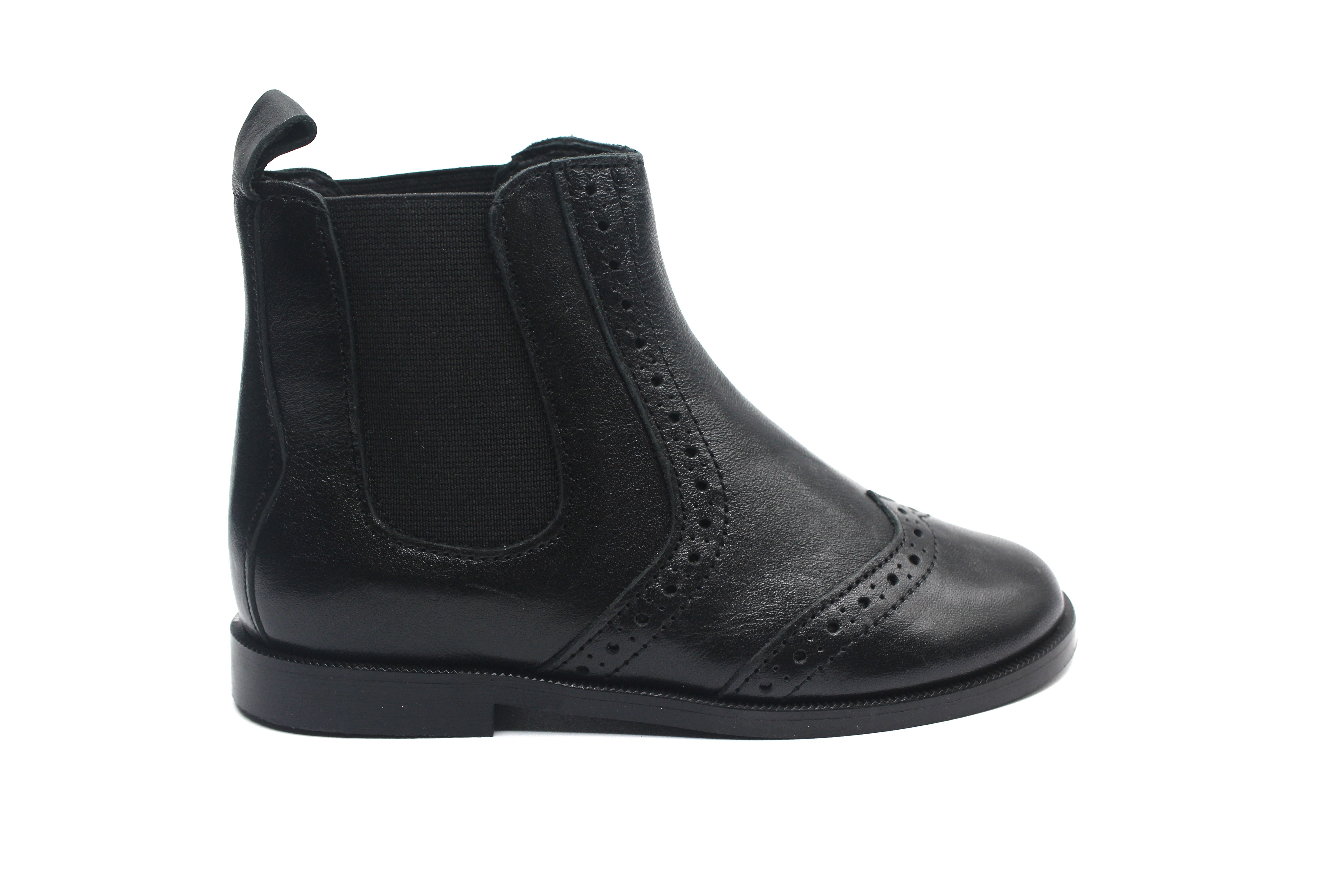 Don Louis Black Wingtip Bootie – Hal Shoes New Jersey