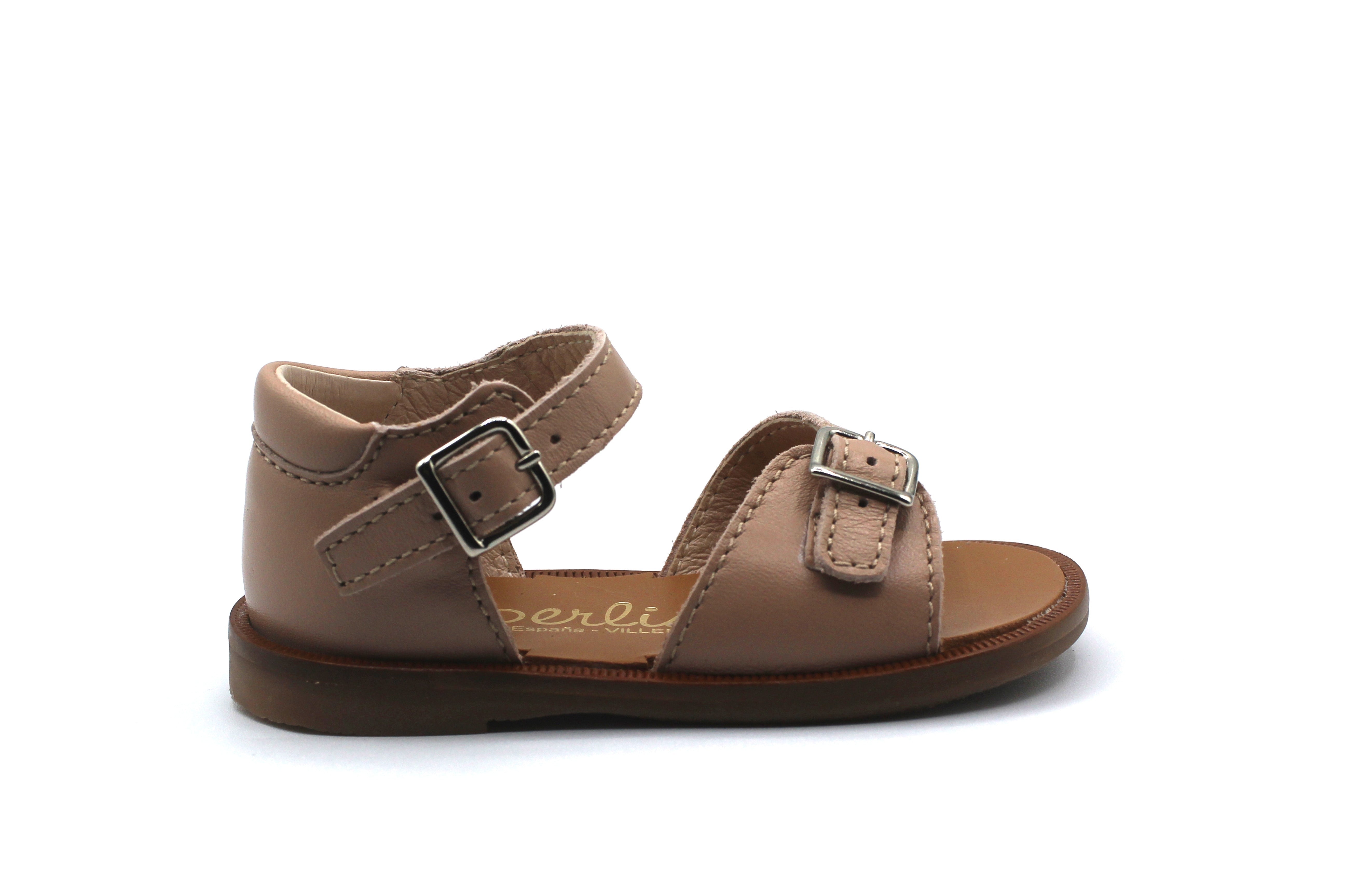 Beberlis Nude Baby Open Toe Sandal – Hal Shoes New Jersey